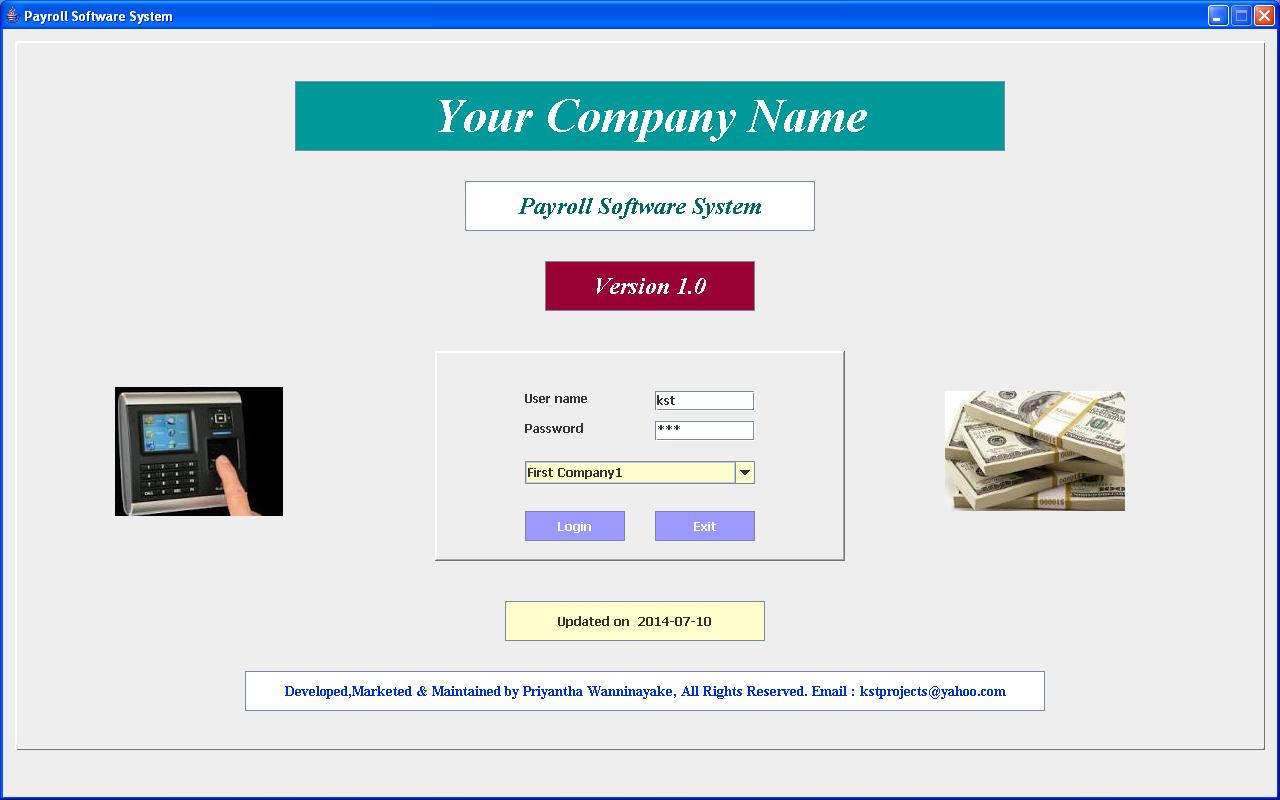 Finger Print : Payroll Software System